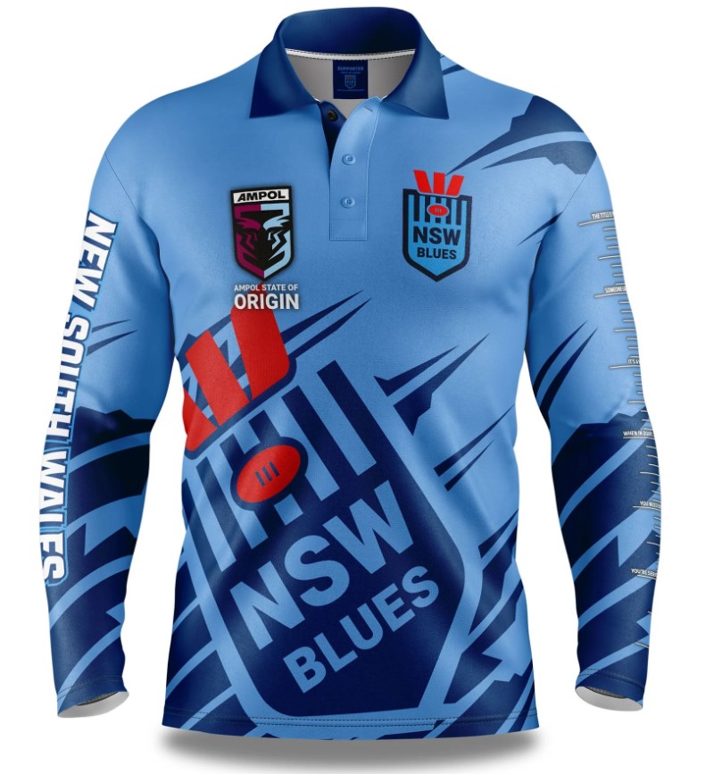 NSW BLUES STATE of ORIGIN MEMORABILIA CLOTHING & NSW MERCHANDISE: NSW ...